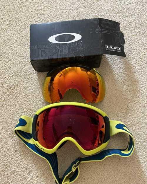 Горнолыжные очки, маска Oakley Canopy + сменная ли