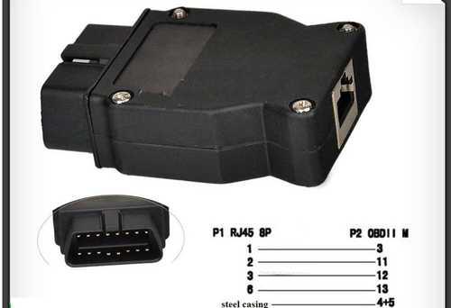 Адаптер BMW Ethernet to OBD2 E-SYS icom