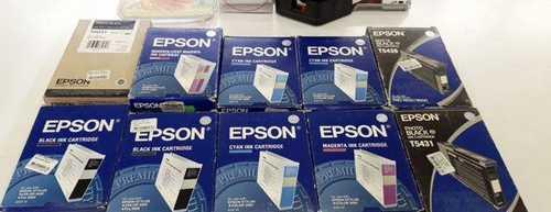 Картриджи Epson список