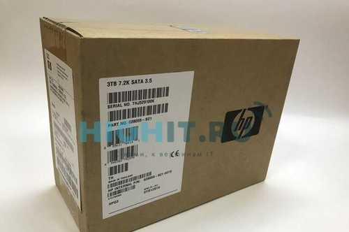 628059-B21 Жесткий диск HP 3TB 3G, 7200 rpm, 3.5"