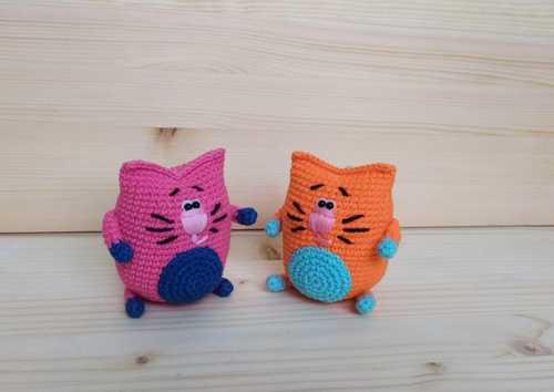 Кот Компот (вязанная игрушка)