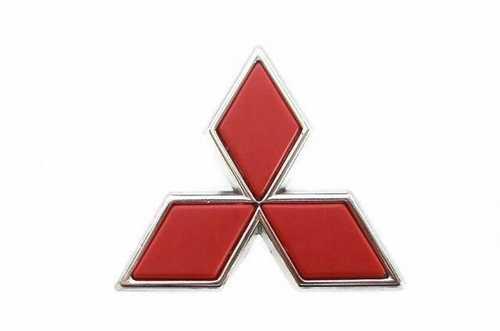 Эмблема,шильдик,значок,логотип Mitsubishi 62 мм