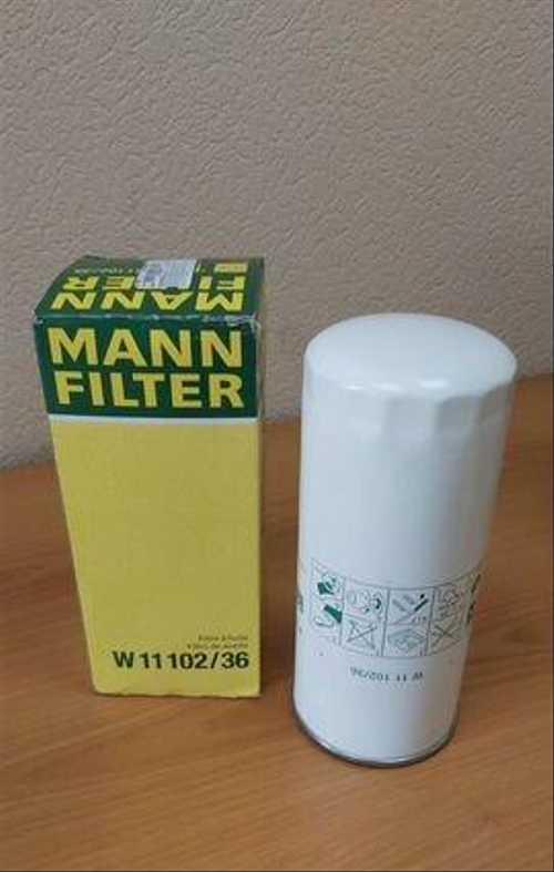 Масляный фильтр mann-filter W11102/36