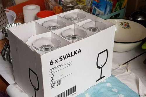 Бокалы для вина 5шт. IKEA svalka свальк