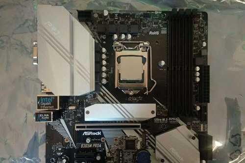 Материнская плата ASRock B365M PRO4 с i3-9100f