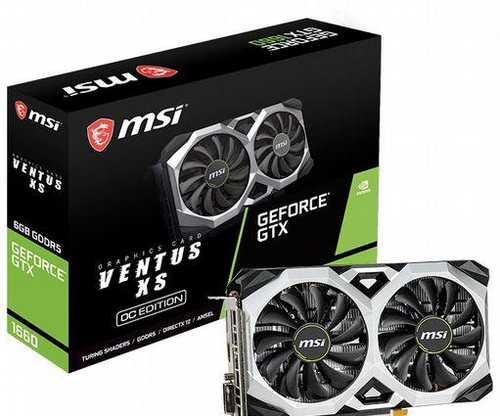 Видеокарта MSI GeForce GTX 1660 ventus XS 6G OCV1