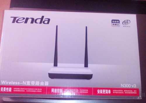 WiFI роутер Tenda N300 v3