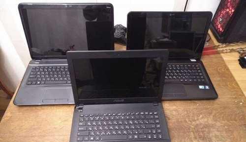 Ноутбуки HP g7 i3, dv6 i5, asus celeron