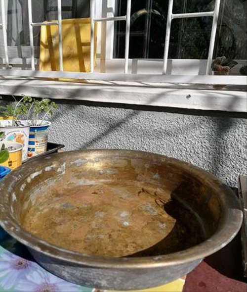 Медный таз для варенья