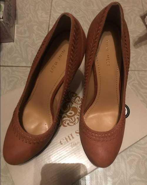 Продам кожаные туфли nine west