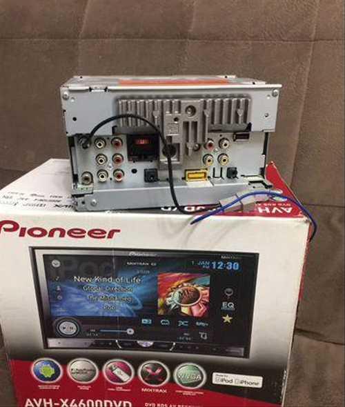 Pioneer avh x4600dvd подключение iphone