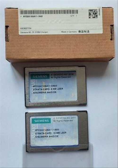 Карты памяти pcmcia, Адаптер siemens