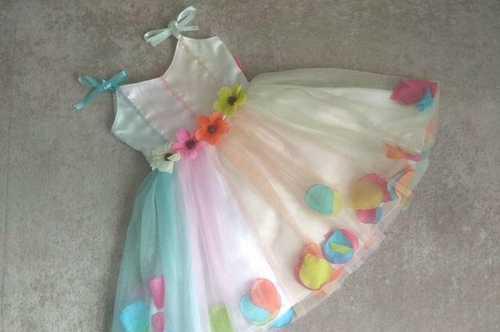 Праздничное платье для девочки р. 98-104