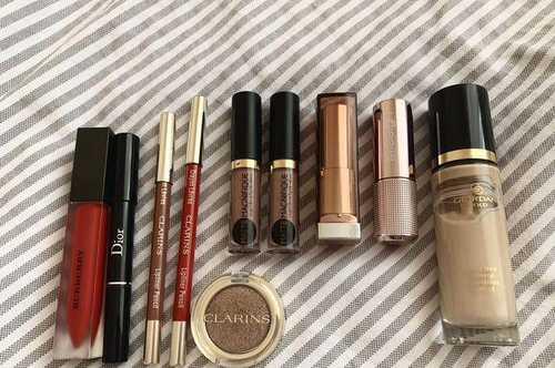 Косметика dior, burberry, clarins, maybelline, viv