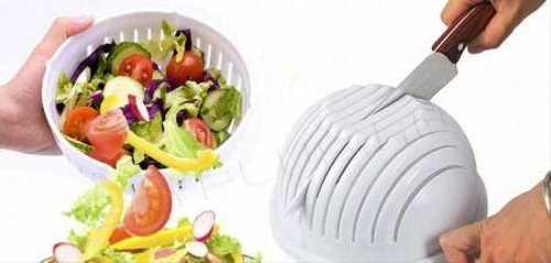 Салатница - овощерезка 2 в 1 Salad Cutter Bowl
