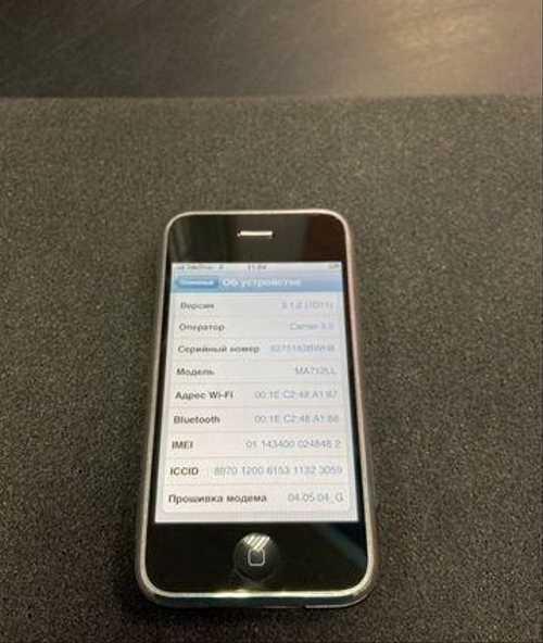 Смартфон Apple iPhone 2G 8Gb
