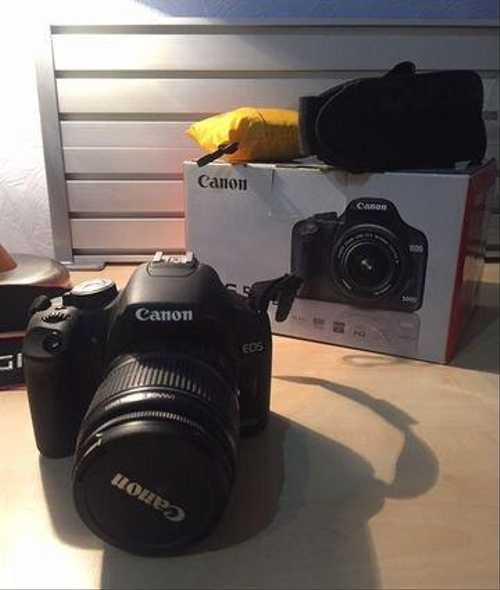 Зеркальный фотоаппарат Canon EOS 500D Kit 18-55