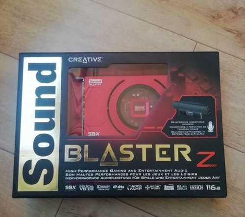 Внутренняя звуковая карта creative sound blaster z se