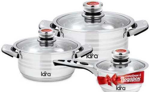 Набор посуды lara Adagio LR02-104,3 предмета