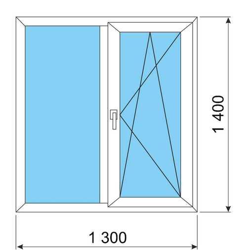 Окно пвх стандартное