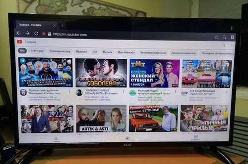 Телевизор 32'' (см) Smart TV + цифровой тюнер