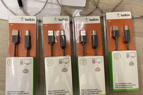 Кабель для комп. 1.8 м. Belkin USB-A(М) /USB-B(М)