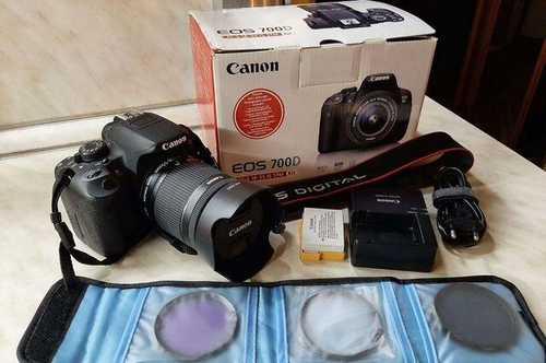 Canon EOS700D kit EF-S 18-55 STM