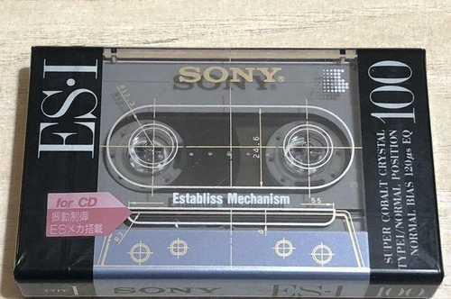 Аудиокассета Sony ES-l 100 (Made in Japan) 1991