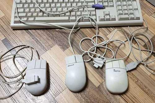 Ретро мышка, мышь компьютерная COM порт, RS-232