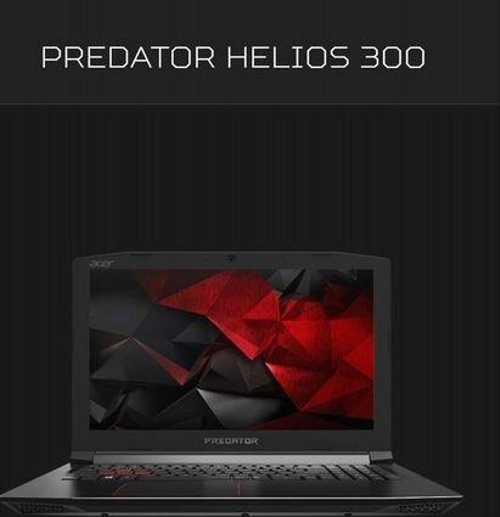 Acer Predator Helios 300 gtx1060 6gb