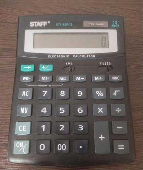 Калькулятор staff 888- 12