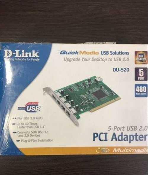 PCI-адаптер D-Link DU - 520