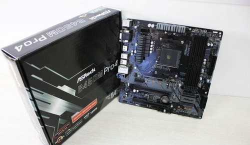 Материнская плата AM4 ASRock B450M Pro4