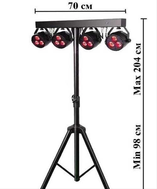 DJ Led Party Bar 12*4w RGB