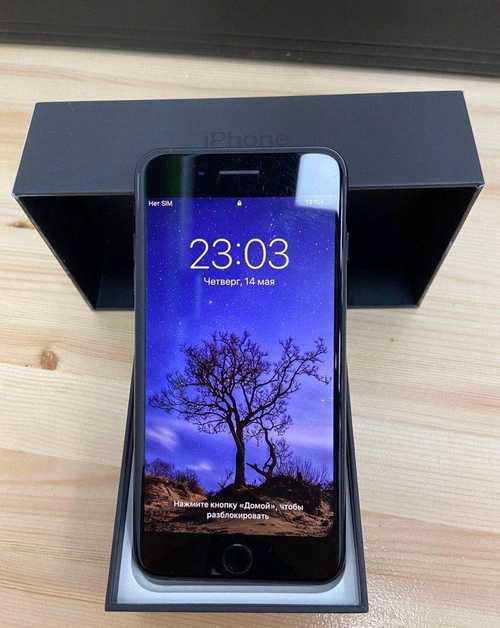 Apple iPhone 7Plus Jet Black ростест 128гб