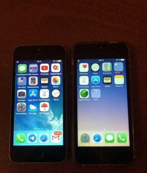 Два iPhone 5s на 16 и 32 Gb