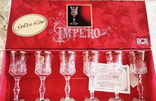 Хрустальные бокалы RCR Impero 22 cl 6 шт