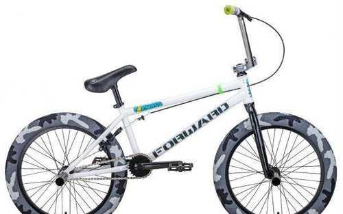 Велосипед 20д Forward BMX zigzag белый