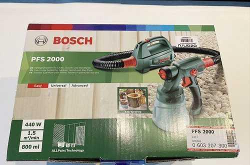 Краскопульт bosch PFS 2000