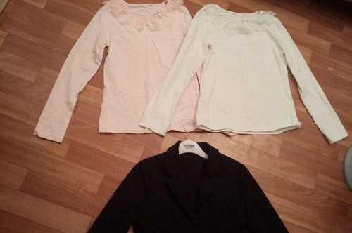 Пиджачек и две блузы для школы