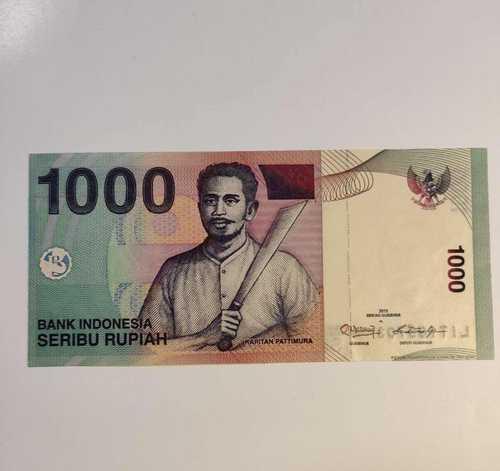 1000 рупий 2013 года - Индонезия - UNC