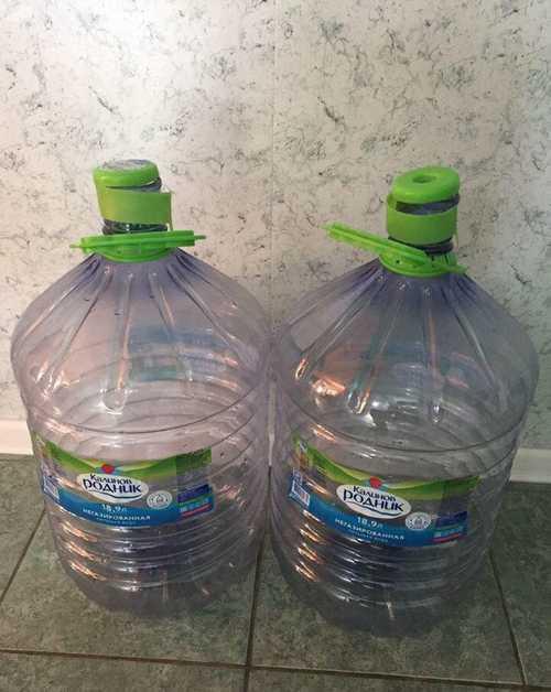 Бутылка 19л пластиковая