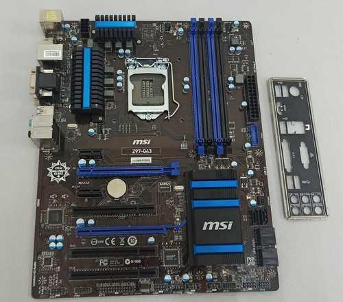 Мат.плата MSI Z97-G43, LGA 1150, Intel Z97, ATX