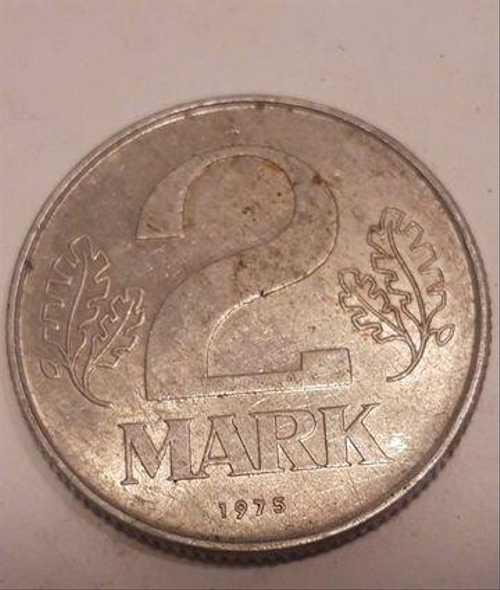2 марки 1975 г. Германия