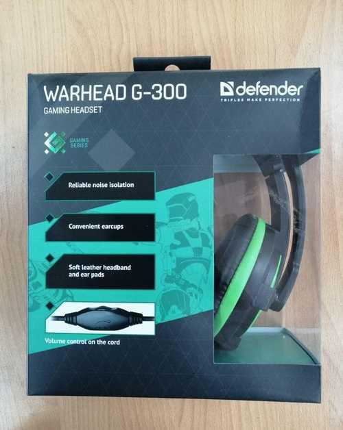 Наушники с микрофоном Defender Warhead G-300
