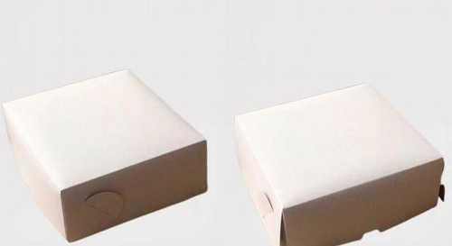 Коробка бумажная для торта 250х250х105