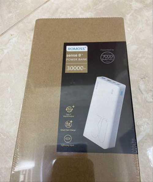 Power bank Romoss sense 8+ 30000mAh