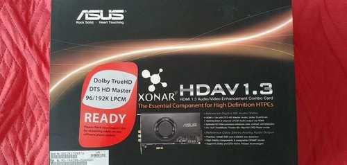 Звуковая карта Asus Xonar hdav 1.3