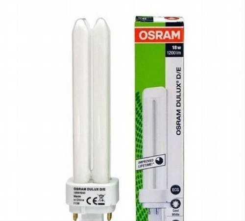 Лампа люминесцентная osram Dulux D/E 840, G24q-2
