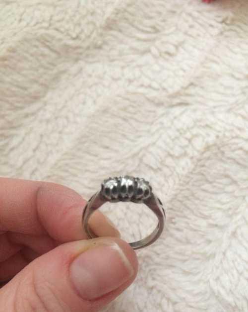 Серебряные колечки 16.5-17, на мизинчик